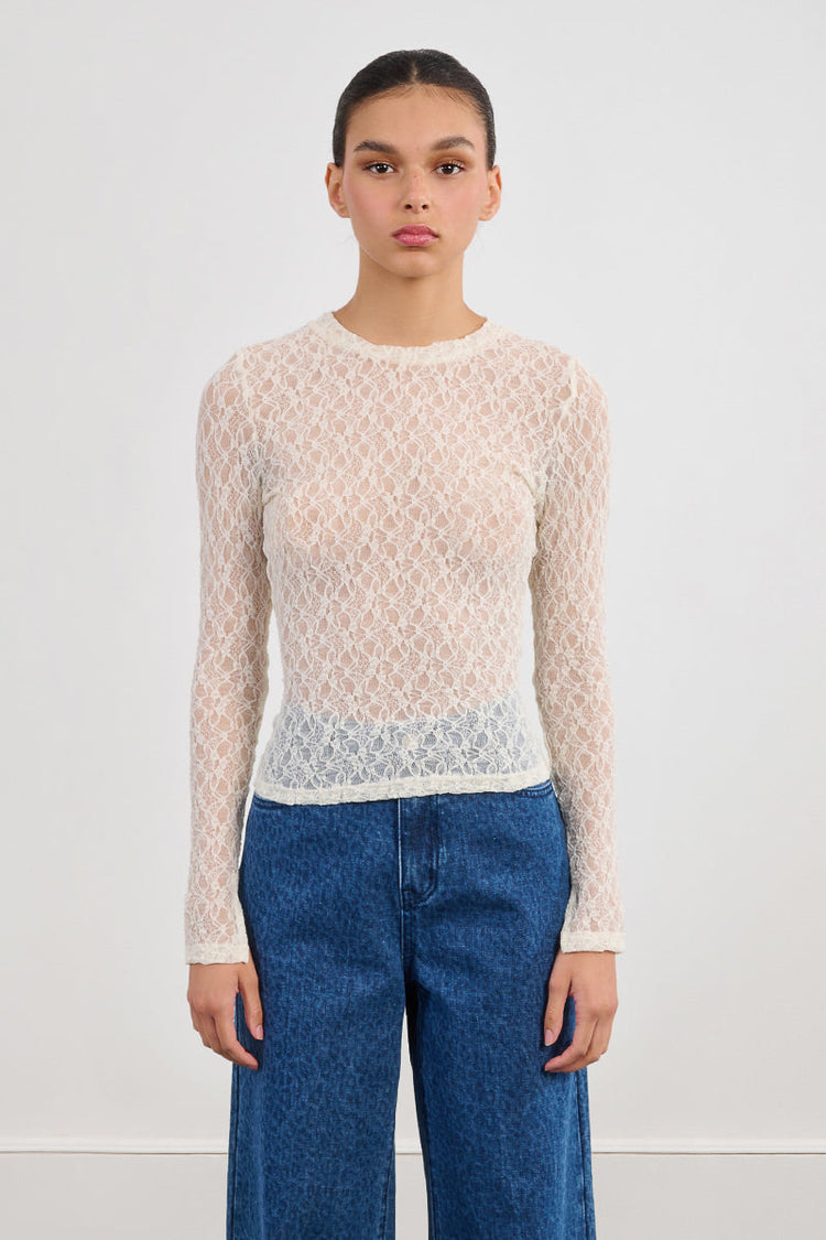 LACE LONG SLEEVE | Molly Bracken