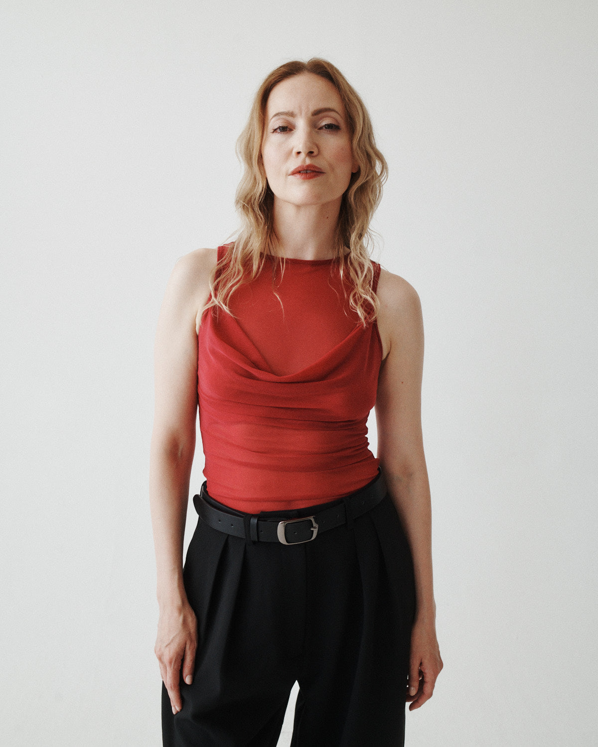 MESH COWL TANK | T.W.I.N.