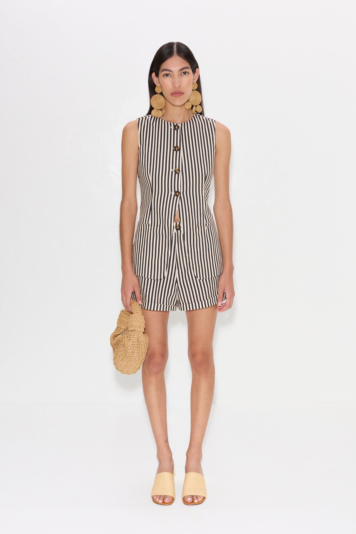 DEL MAR LINEN VEST | SIMON MILLER